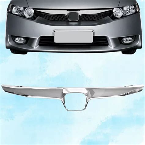 Moldura Da Grade Dianteira Civic Cromada Parcelamento