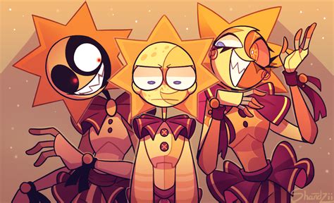 Drawing Reference Poses Art Reference Fnaf Night Guards Sun And Moon