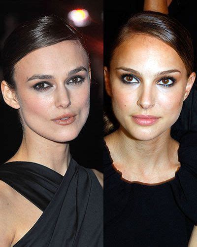 Natalie Portman And Kiera Knightley Celebrity Look Alike Look Alike Celebrities