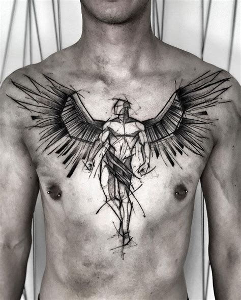 Tatuagem No Peito Masculina Dicas E Inspira Es Para N O Erra