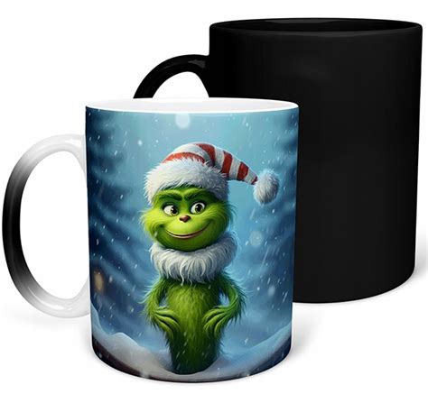 KUBEK MAGICZNY GRINCH SUPER NA ŚWIETA WZORY TOP PREZENT GRATIS IMIĘ