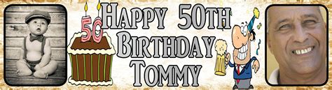 Th Birthday Th Birthday Party Banners Personalised Party
