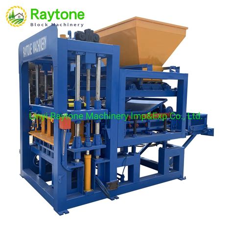 Qt4 15 Automatic Hydraulic Concrete Block Pressing Machine Paving Brick