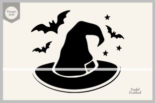 Witch Hat SVG File Clipart Silhouette Graphic By DESIGNS NOOK