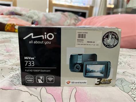 Mio MiVue 733 HD WiFi Dashcam Auto Accessories On Carousell
