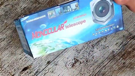 Télescope monoculaire 80X100 Objectif zoom HD unboxing test and opinion