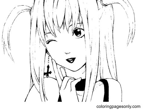 Hermosa Página Para Colorear De Misa Note Dibujos Para Imprimir
