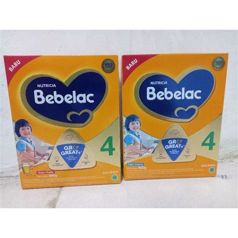 Jual Bebelac 4 Susu Pertumbuhan Fos Gos 400G Shopee Indonesia
