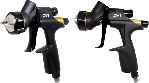 Devilbiss Auténtico DV1 Clearcoat 1 2 mm laca aplicación pistola y taza