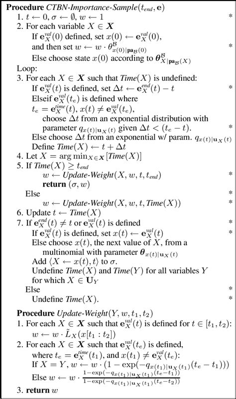 figure 1 from sampling for approximate inference in continuous time bayesian networks semantic