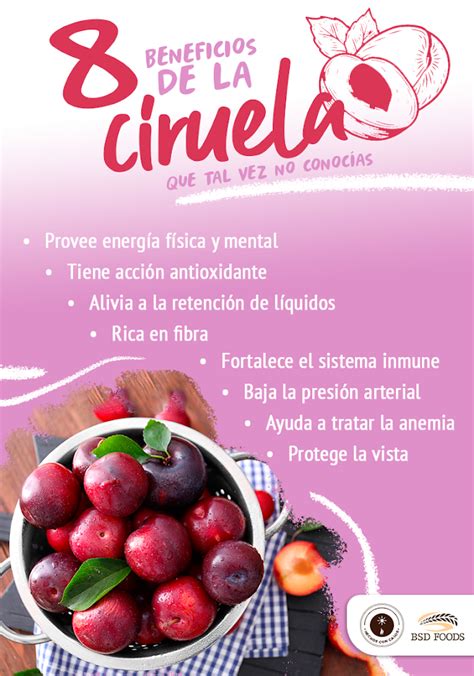 Conoce Algunos De Los Beneficios M S Interesantes Que La Ciruela Tiene