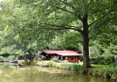 Location Chalet Avec Étang de Pêche Privé en Alsace Gîte Nature