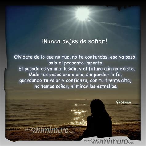 Nunca dejes de soñar Cosas para mi muro