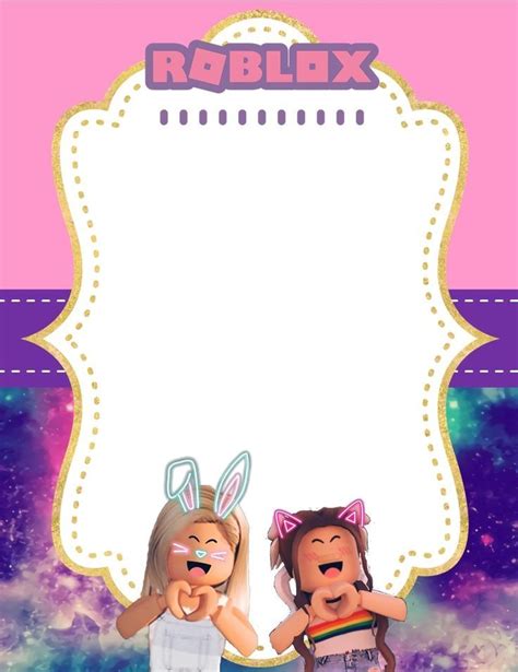 Pin De Denys En Roblox En 2022 Tarjetas Invitaciones Roblox Roblox
