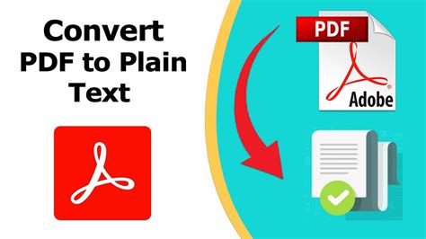 how to convert pdf to plain text using adobe acrobat pro dc 2022 youtube