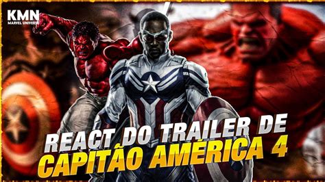 HULK VERMELHO TRAILER OFICIAL CAPITÃO AMERICA ADMIRÁVEL MUNDO NOVO
