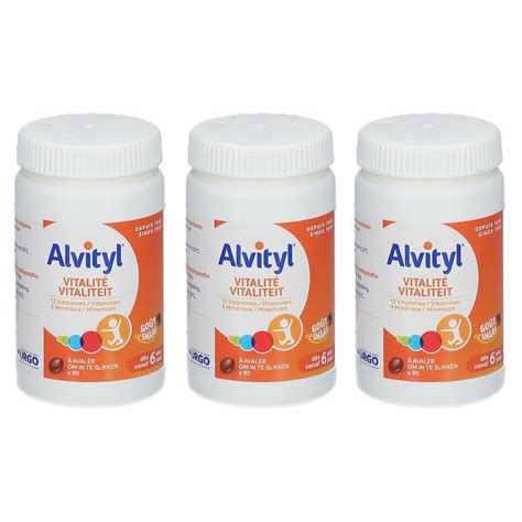 Alvityl Vitalité Comprimés à avaler goût chocolat 3x90 pc s Redcare