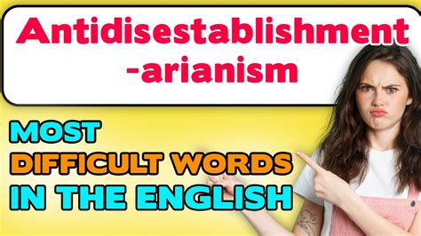 Most Difficult Words In The English Language Youtube