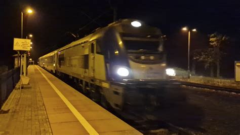 EU160 016 IC GÓRSKI z Rzeszowa Gł do Szczecina Gł mija stację Dęba