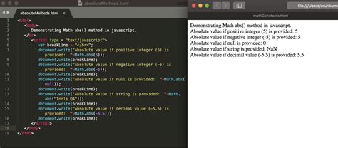 math object in javascript and different operations of js math function