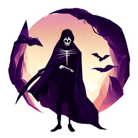 Beautiful Grim Reaper Graphic Creative Fabrica