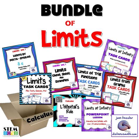 Limits And Continuity Calculus Unit 1 Bundle Calculus Calculus