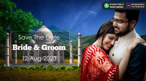 Wedding Invitation Motion Poster Template Free After Effects Wedding