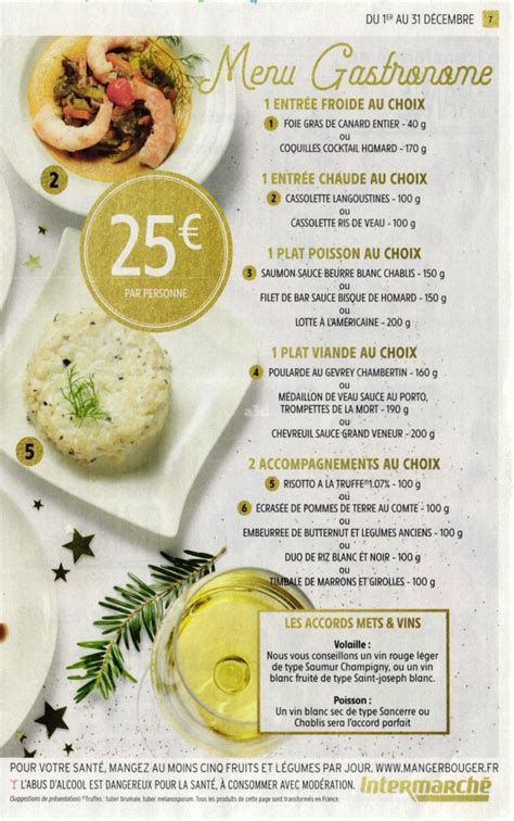 INTERMARCHE EXPRESS Vos Menus De Fetes A Partager