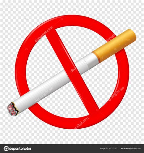 No Smoking Sign Isolated On Transparent Background Stock Vector Image