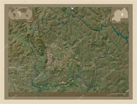 Umujyi Wa Kigali Province Of Rwanda High Resolution Satellite Map