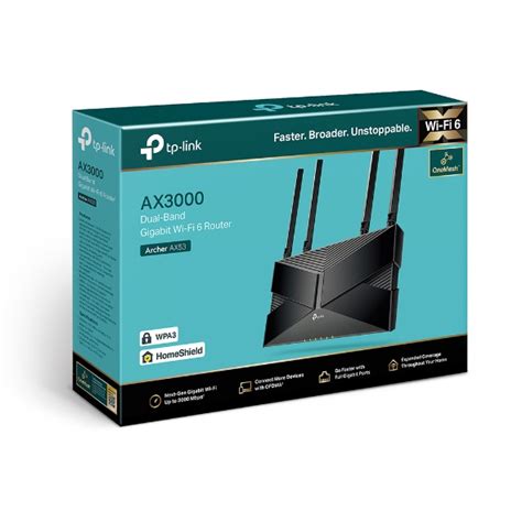 Archer AX53 Roteador Wi Fi 6 Gigabit Dual Band AX3000 TP Link Brasil