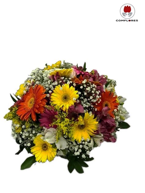 Buquê de Gerberas Mistas Comflores