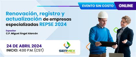 Renovación registro y actualizacion de empresas especializadas REPSE