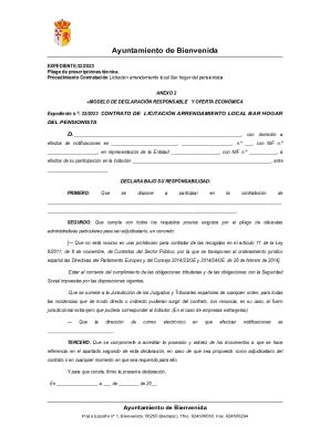 Completable En línea Pliego de prescripciones tcnica Fax Email Imprimir