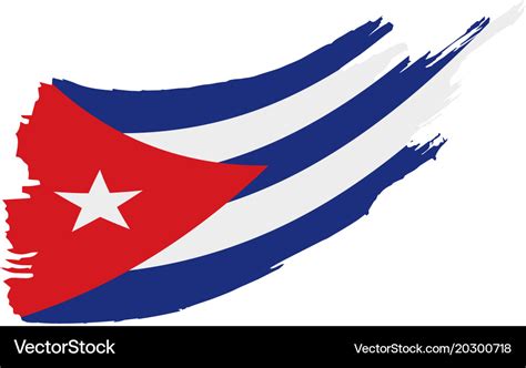 Cuba Flag Royalty Free Vector Image VectorStock