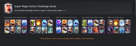 Los mejores mazos para el arquero mágico de Clash Royale Android Guías
