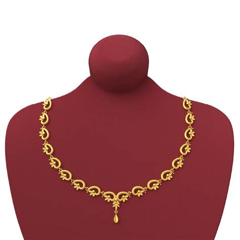 SPE Gold Latest Light Weight Wedding Gold Necklace Designs