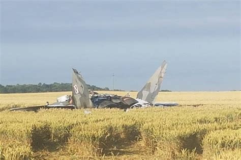 Mig 29 rozbił się pod Pasłękiem Samolot zderzył się w powietrzu