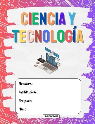 Ll Car Tula Ciencia Y Tecnologia Secundaria Word