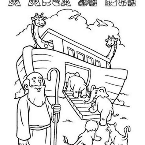 Desenhos da arca de noé para colorir Atividades Educativas