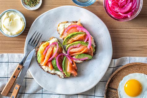 Toast Au Saumon Fum Avocat Et Oignons Marin S Fontaine Sant