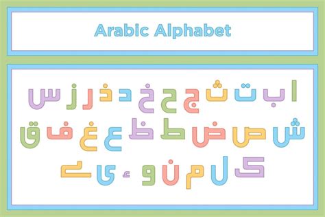 Arabic Alphabet Calligraphy Fonts Style 22054021 Vector Art At Vecteezy