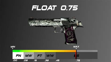 CSGO Desert Eagle Kumicho Dragon Skin Wear Float YouTube