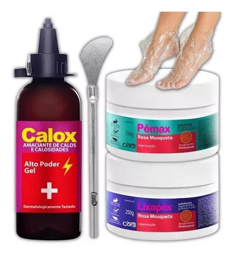 Kit Spa Dos P S Cora Calox Gel Lixap X P Max Bisturi Botinha