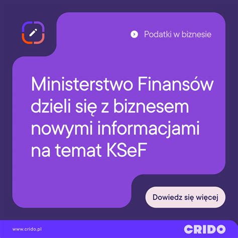 Ministerstwo Finansów dzieli się z biznesem nowymi informacjami na