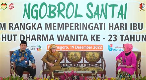 Peringati Hari Ibu Dan HUT Dharma Wanita Dinas P3AKB Bojonegoro Gelar