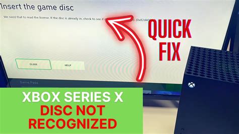 Xbox Series X Does Not Recognize Disc Fix Youtube
