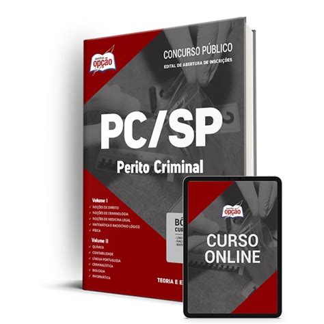 Apostila PC SP 2023 Perito Criminal Shopee Brasil