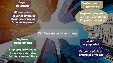 Clasificación de las empresas Guía completa para entender los