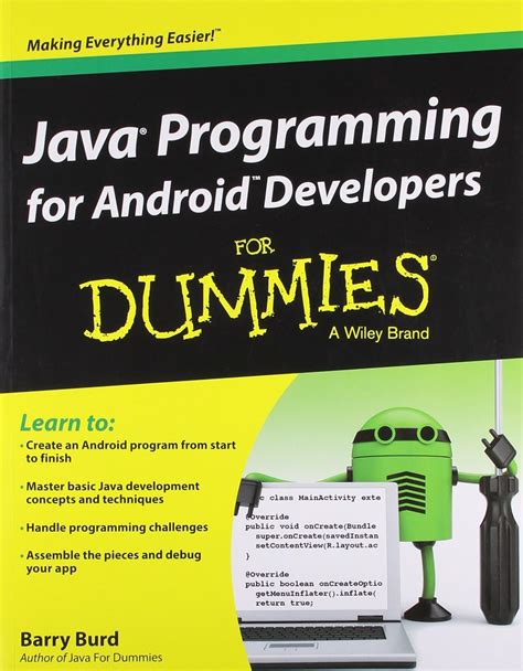 java programming for android developers for dummies barry burd 9788126545964 books